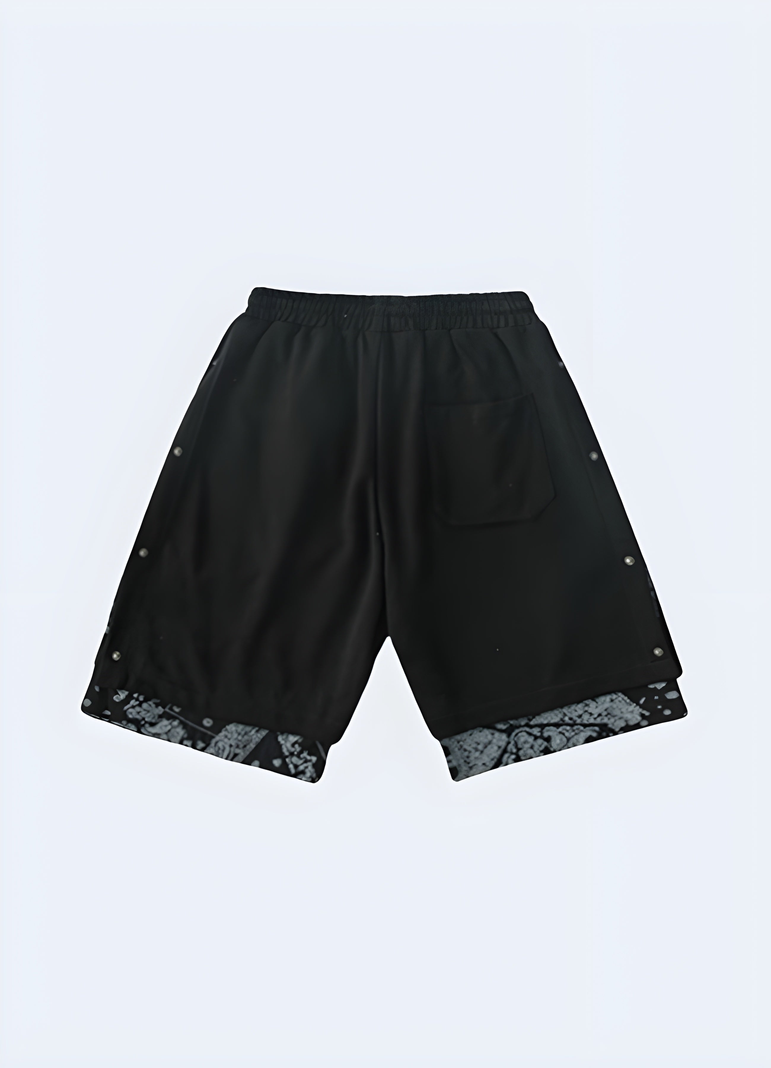 Black And White Bandana Shorts – Techwear Australia