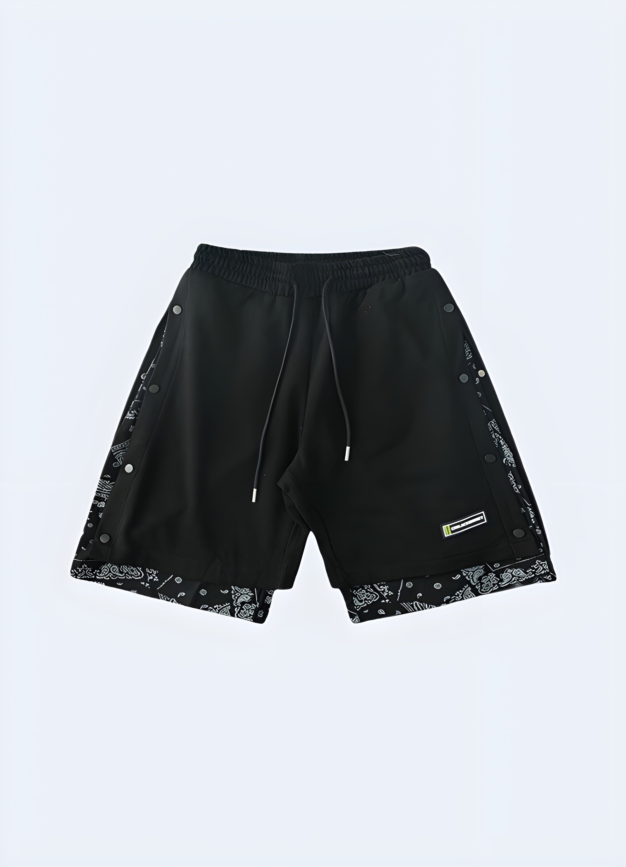 Black And White Bandana Shorts – Techwear Australia