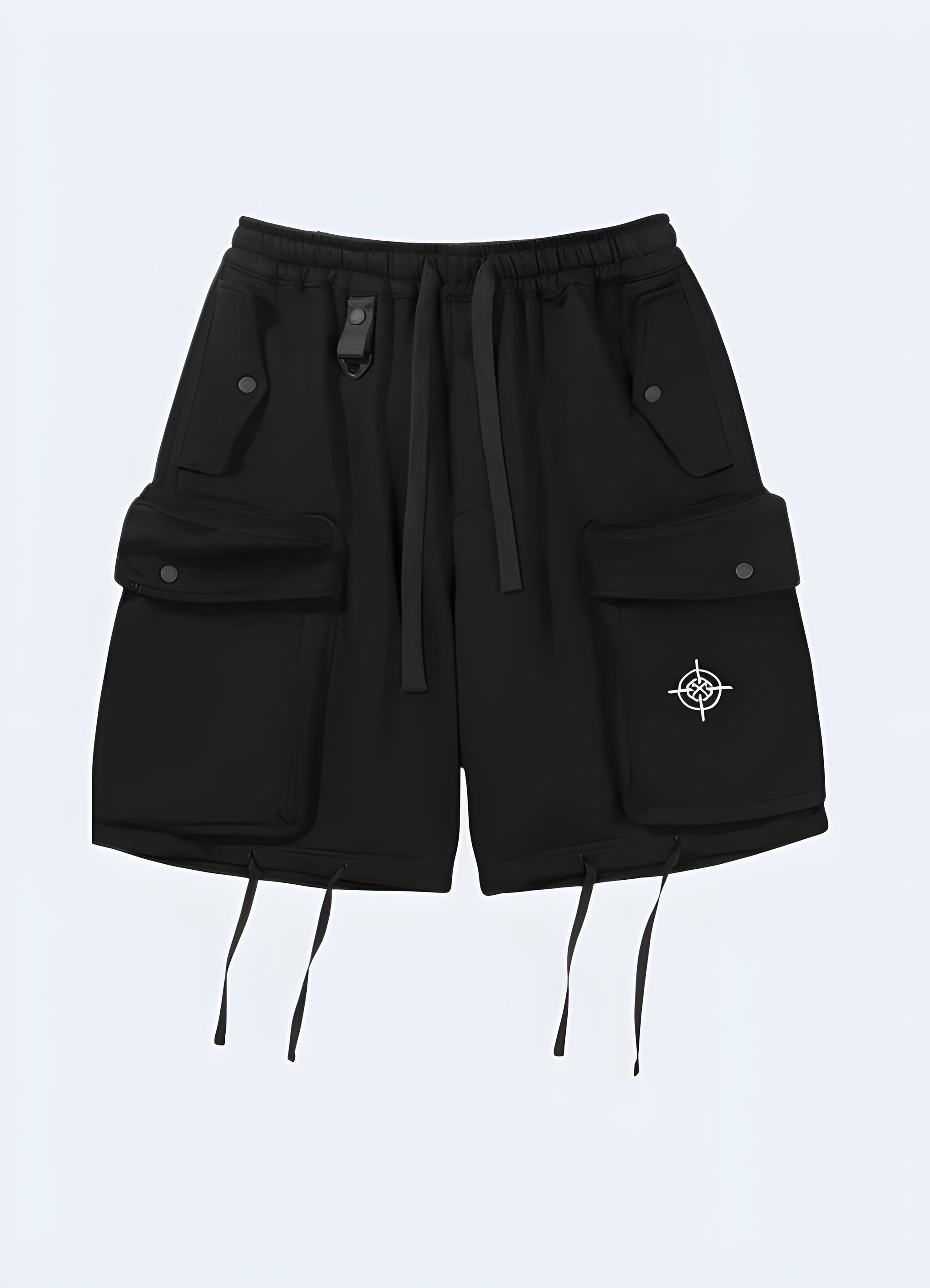 Black Tactical Cargo Shorts – Techwear Australia