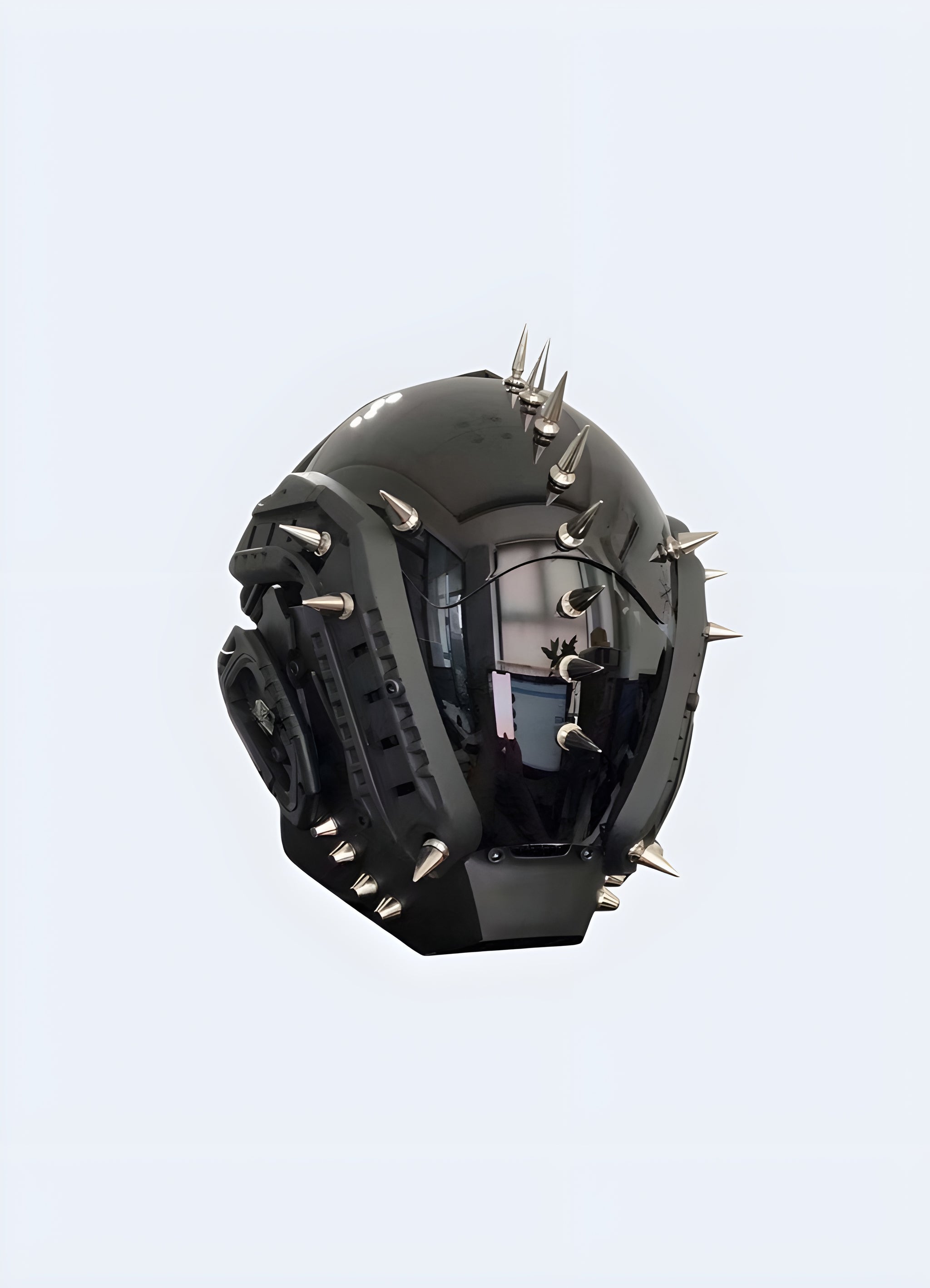 Goth Cyberpunk Helmet – Techwear Australia