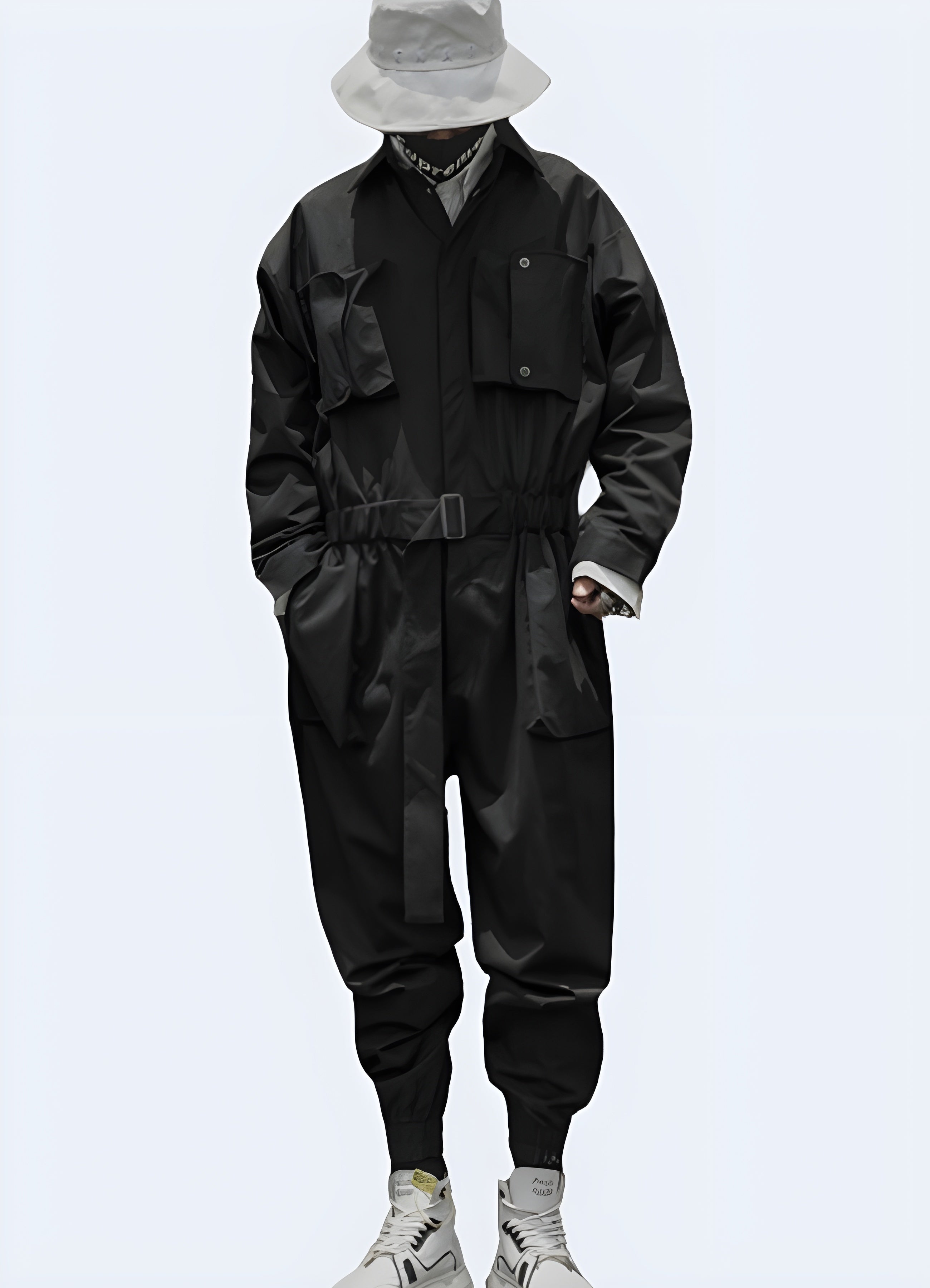 Black Cargo Overalls – Techwear Australia