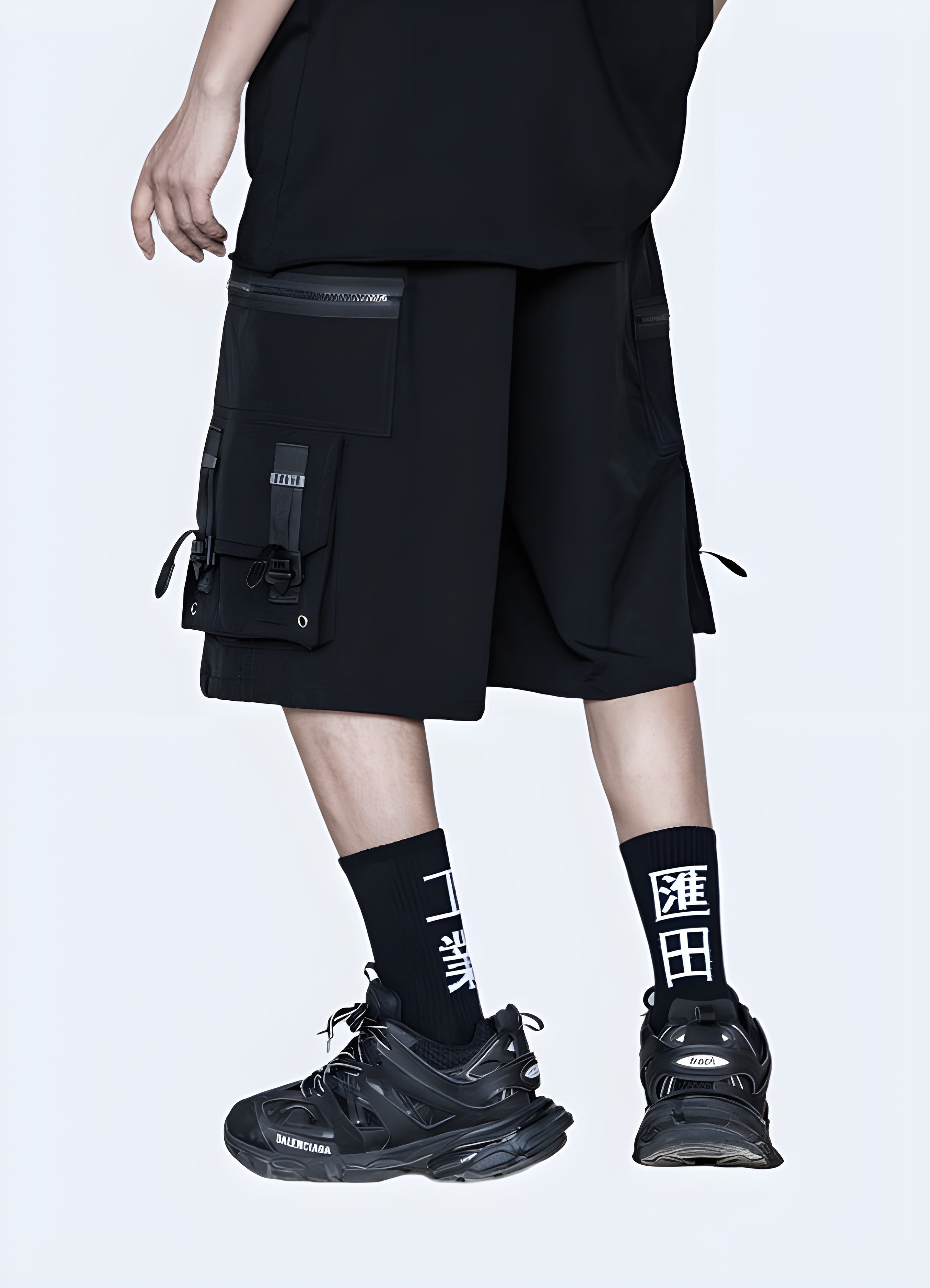 Cargo Shorts With Zipper Pockets – Techwear Australia