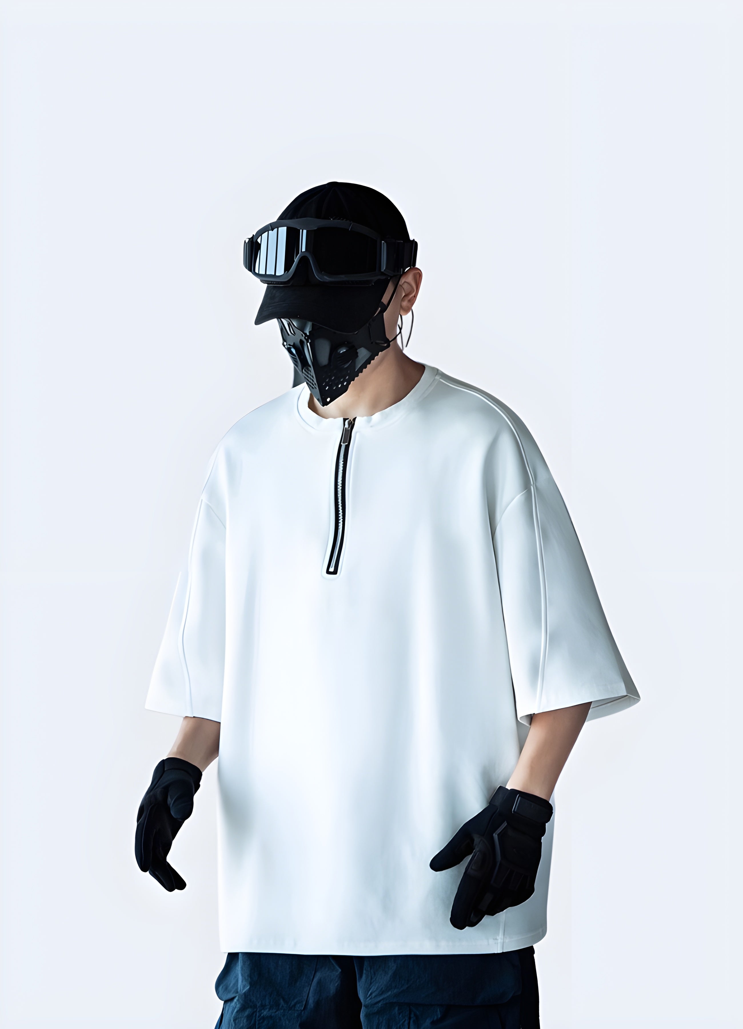 Short Sleeve Zipper Shirt – Techwear Australia