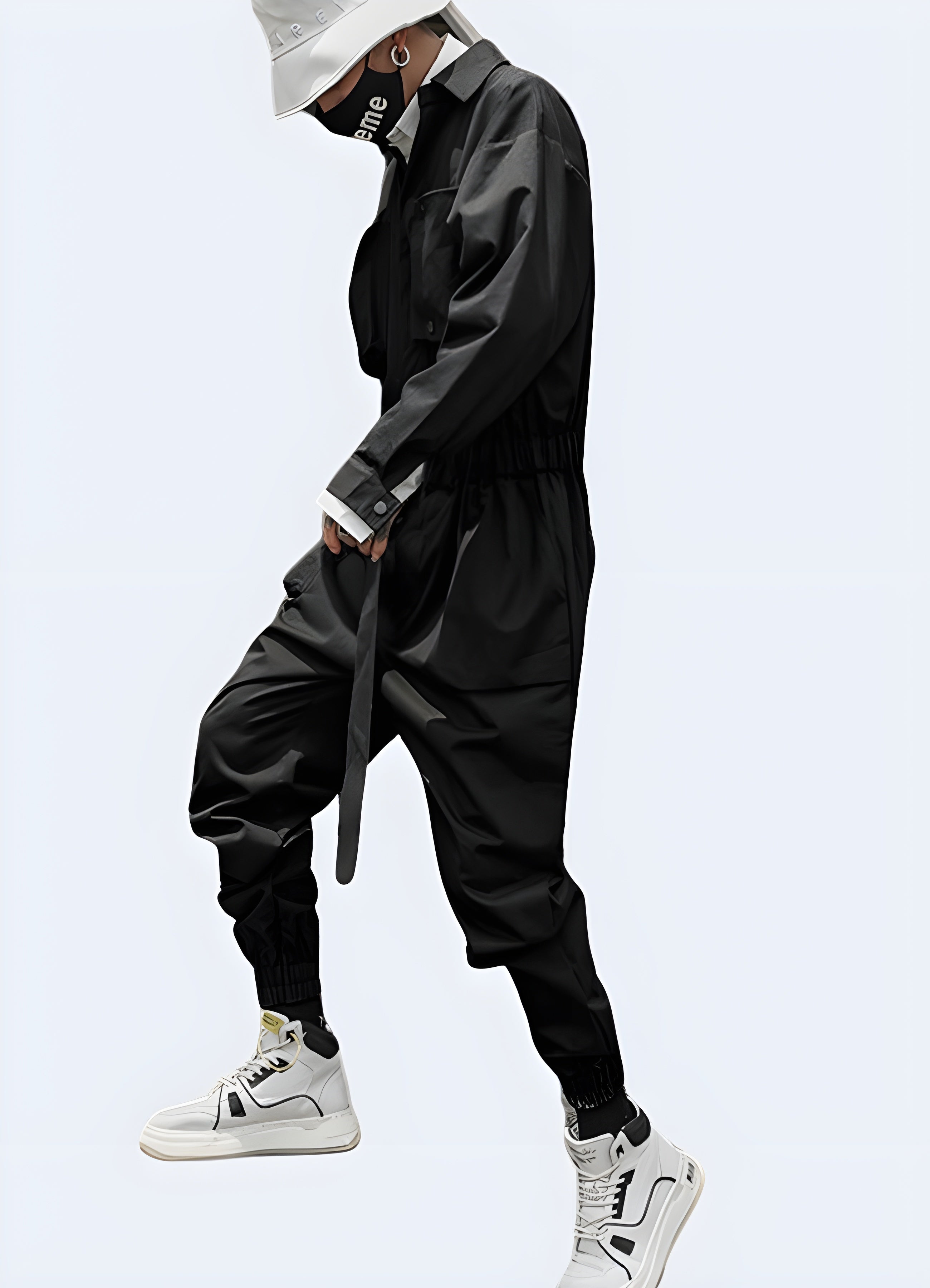 Black Cargo Overalls – Techwear Australia