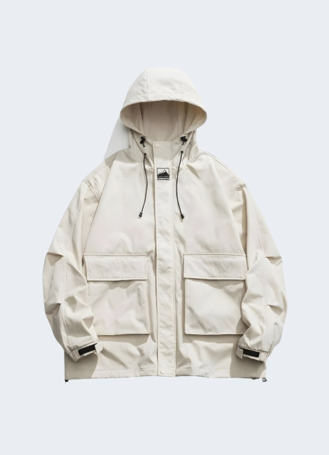 Beige Cargo Jacket – Techwear Australia