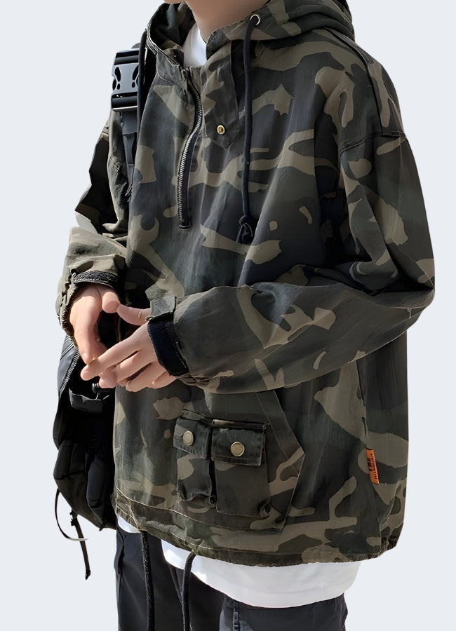 Camo Cargo Jacket – Techwear Australia