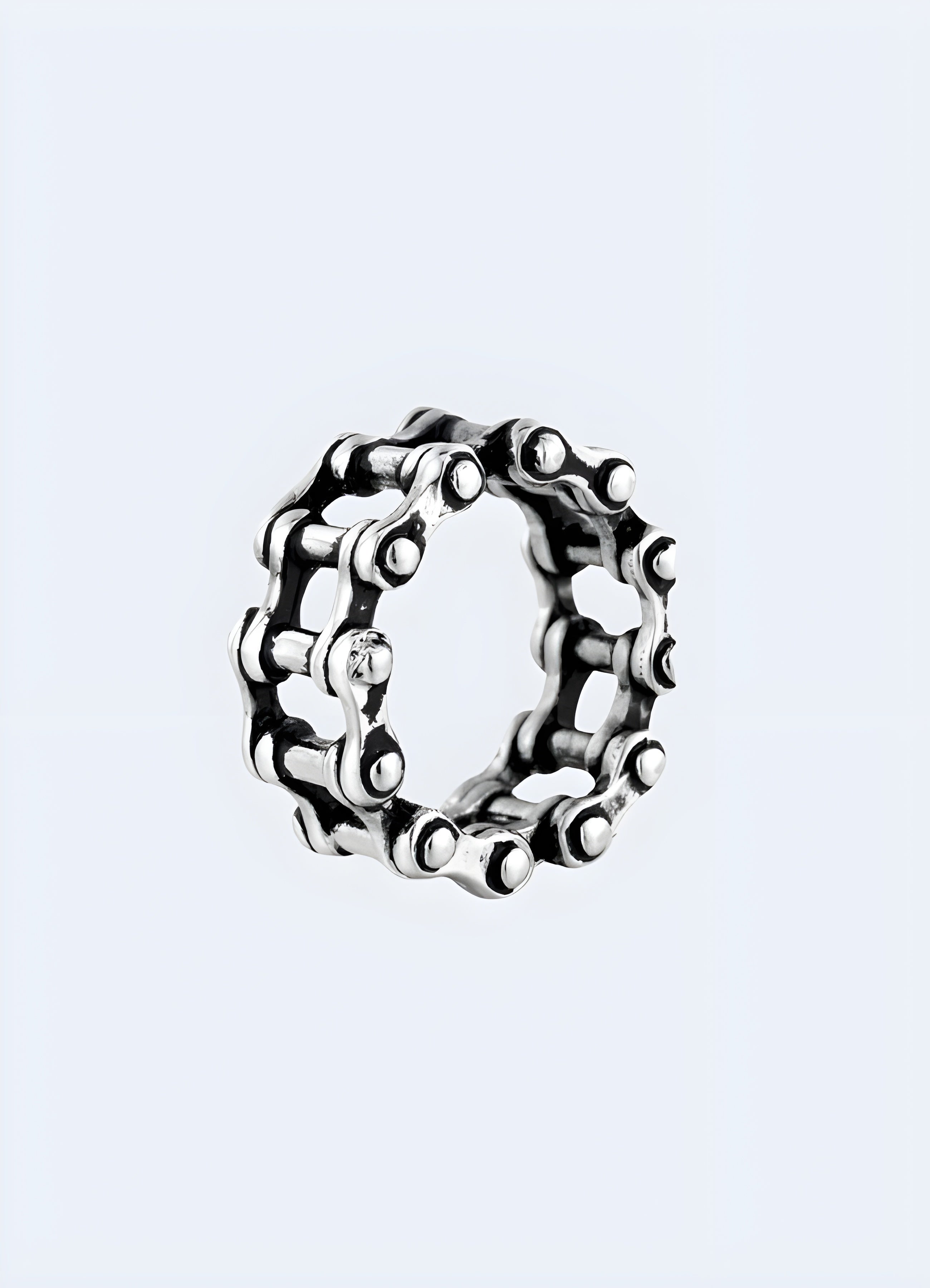 Silver Chain Ring – Techwear Australia