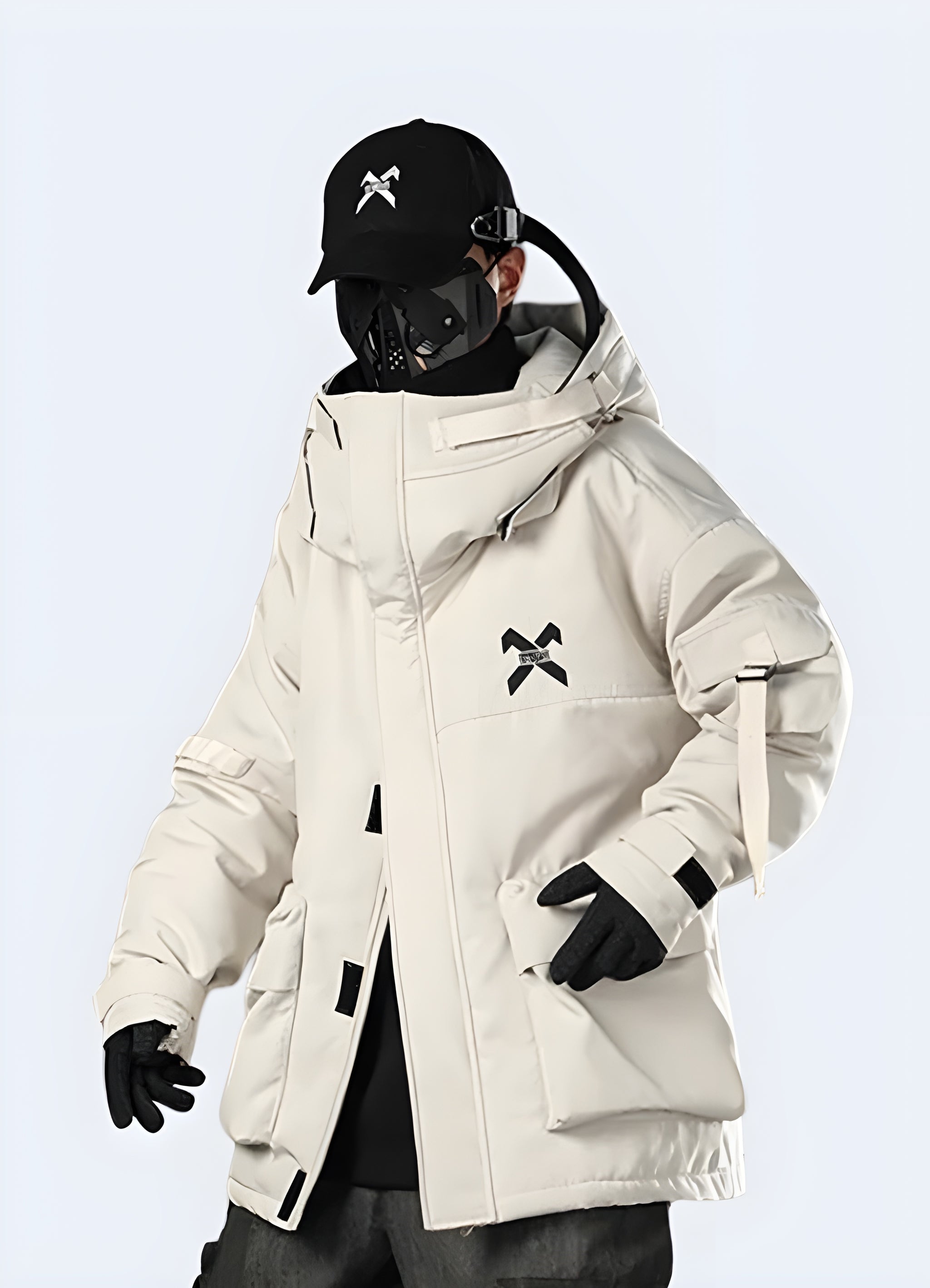 White Streetwear Jacket – Techwear Australia