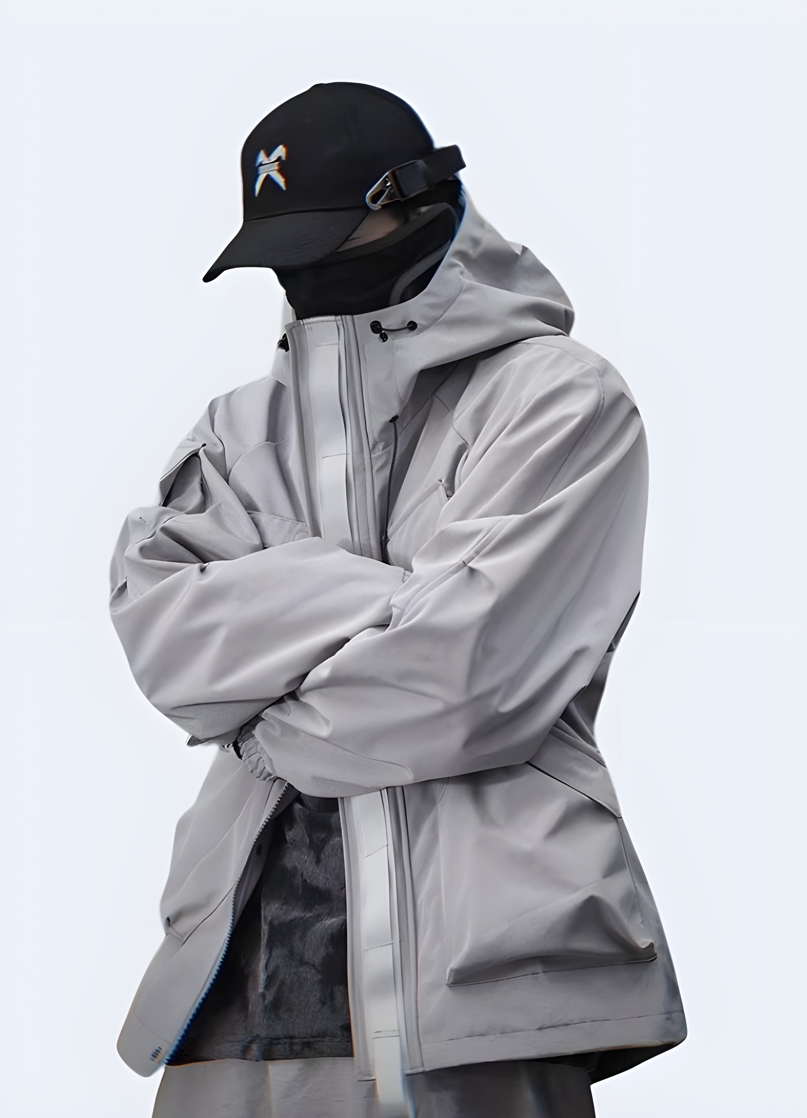 White Streetwear Jacket – Techwear Australia