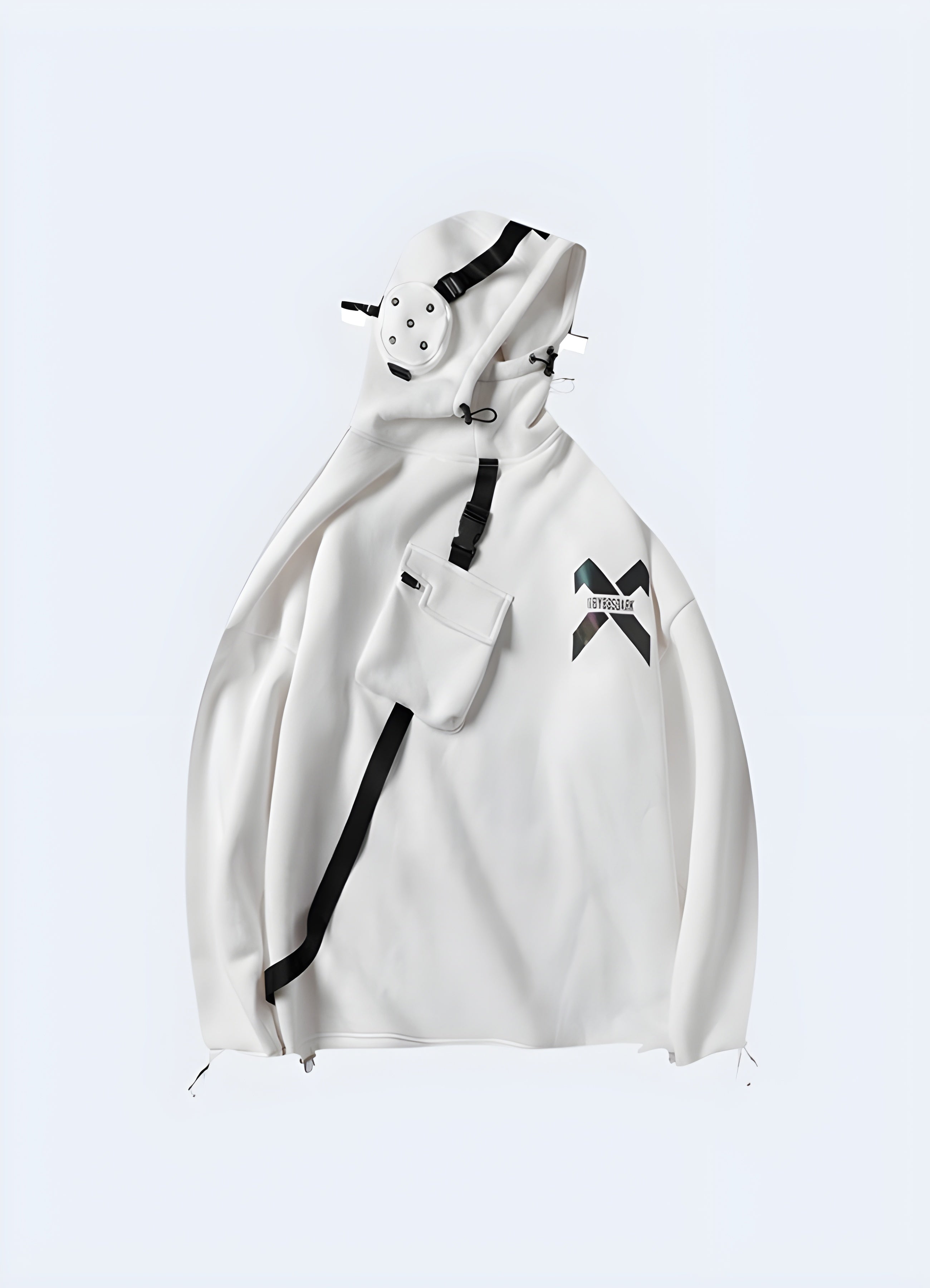 White Techwear Hoodie – Techwear Australia
