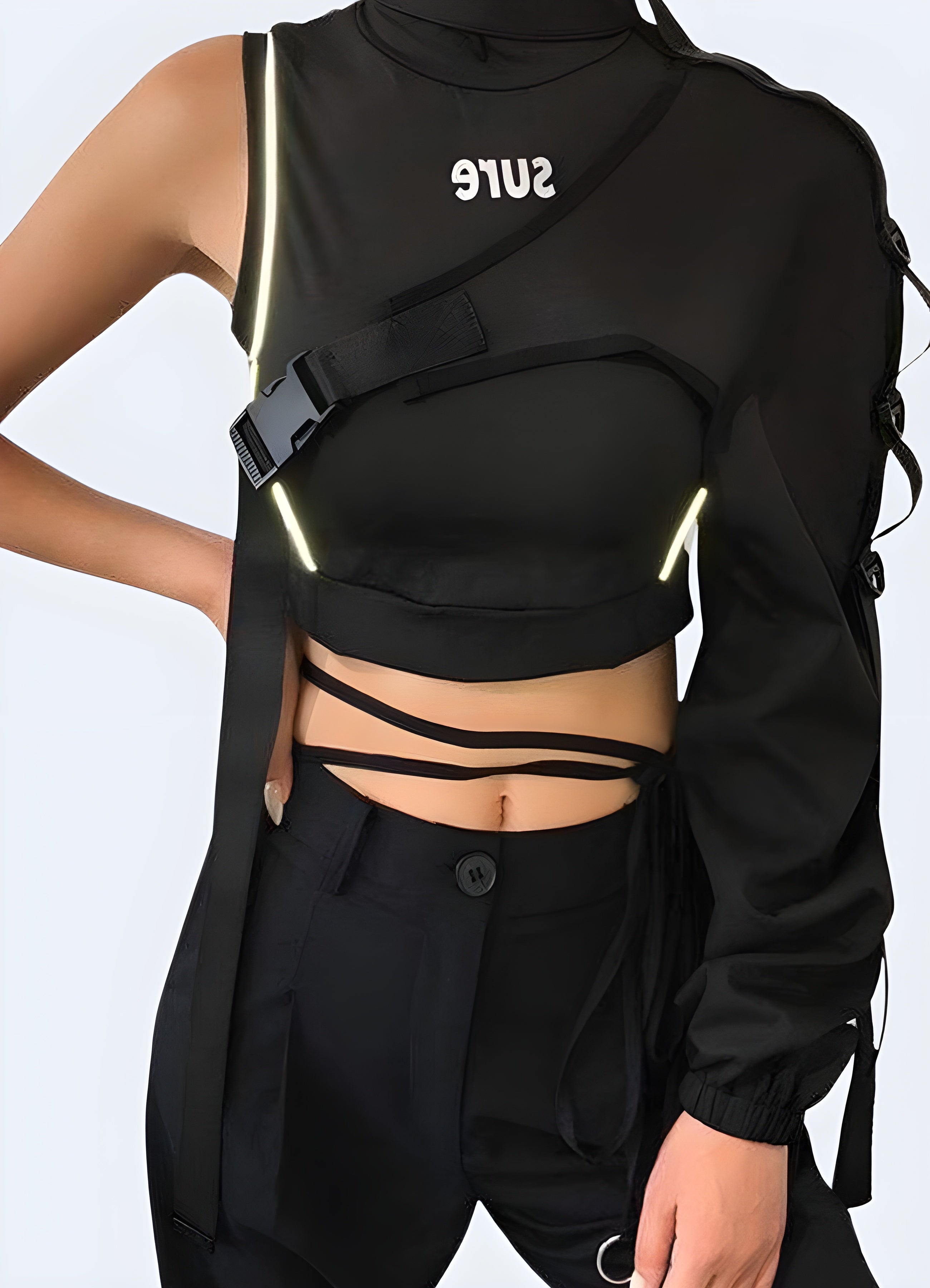 One Shoulder Top Women – Techwear Australia
